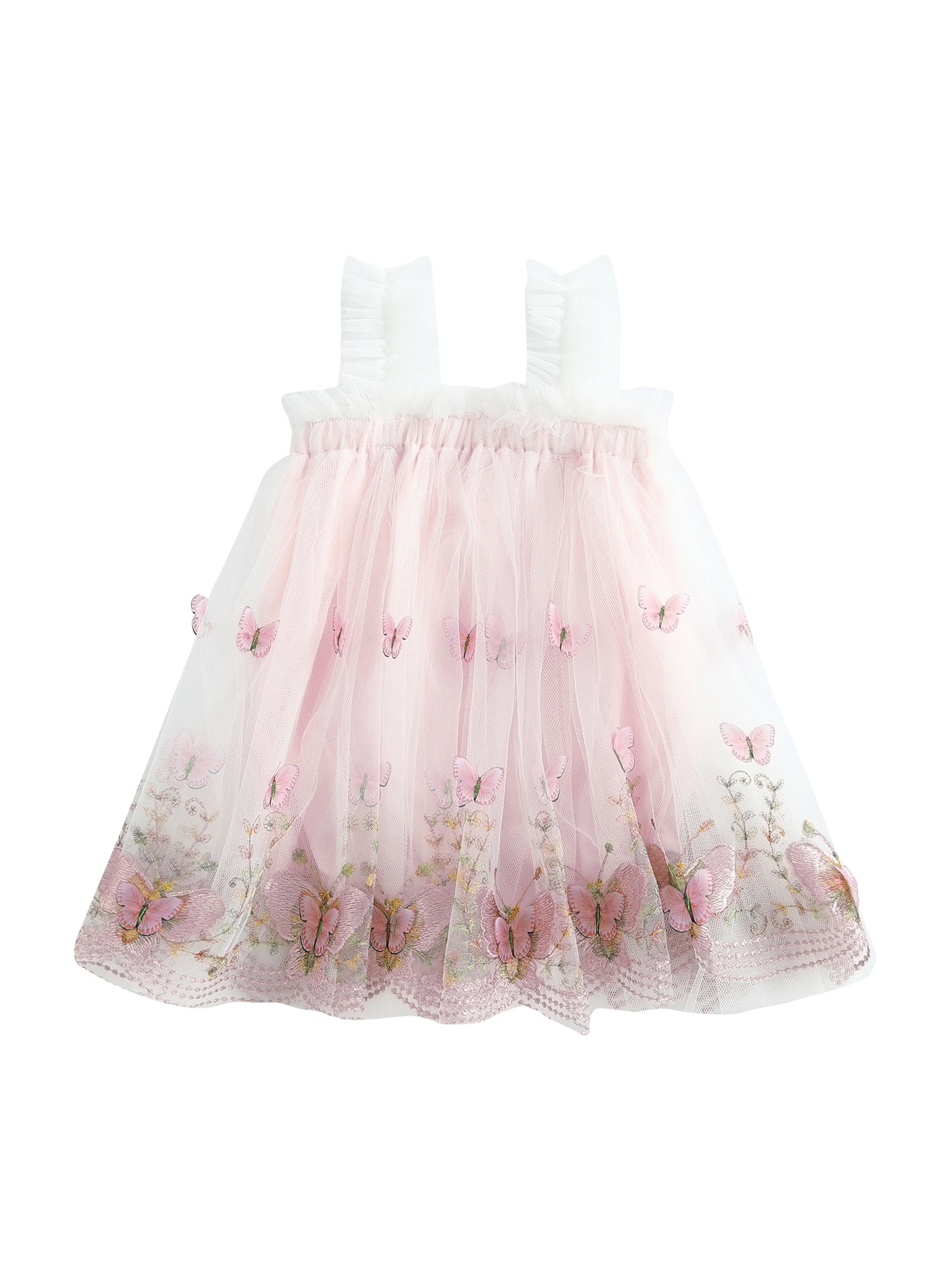 aturustex Toddler Baby Girls Romper Dress Outfits 0 6M 12M 18M 24M Infant Sleeveless Bodysuit ...