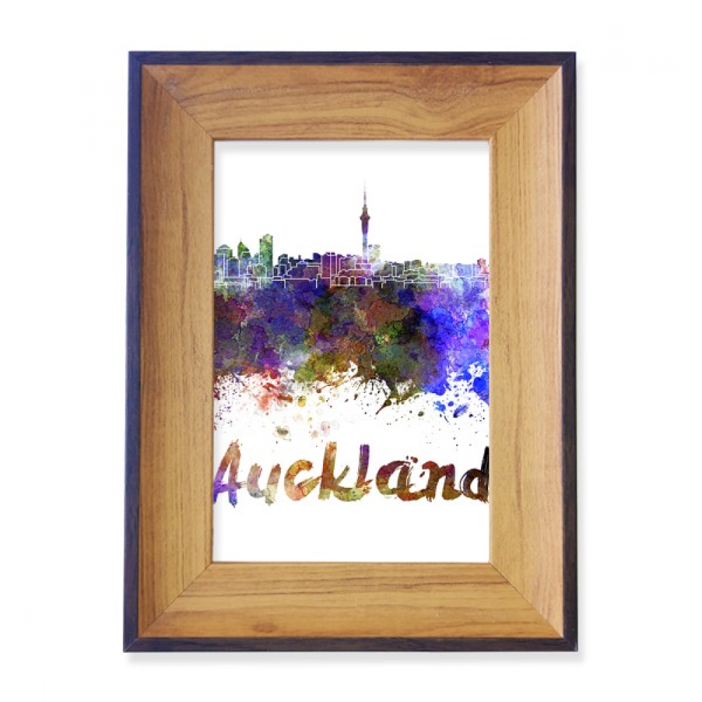auckland new city watercolor photo frame exhibition display art desktop ...
