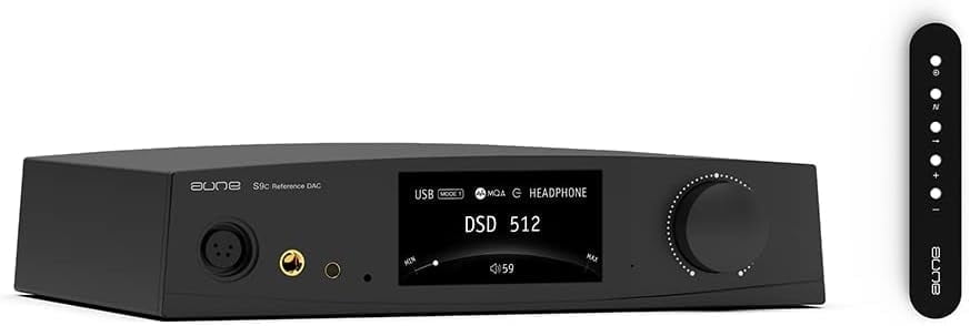 aune S9c Pro DAC with Headphone Amp, 10MHz Clock Input, 32bit/768kHz ...
