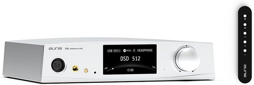 aune S9c Pro DAC with Headphone Amp, 10MHz Clock Input, 32bit/768kHz ...
