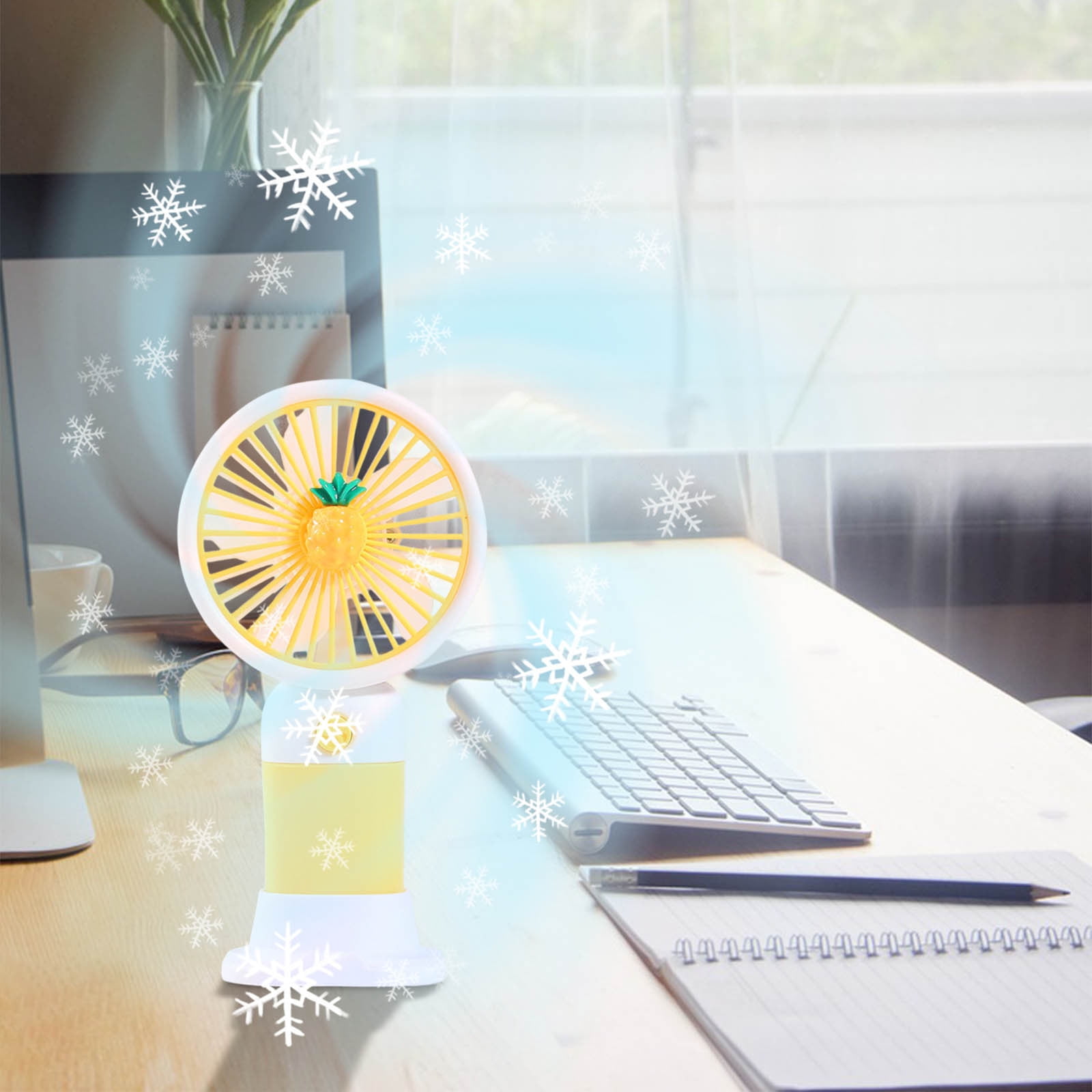 auroraX Portable Handheld Outdoor Fan Desktop Mini USB Charging Fan ...