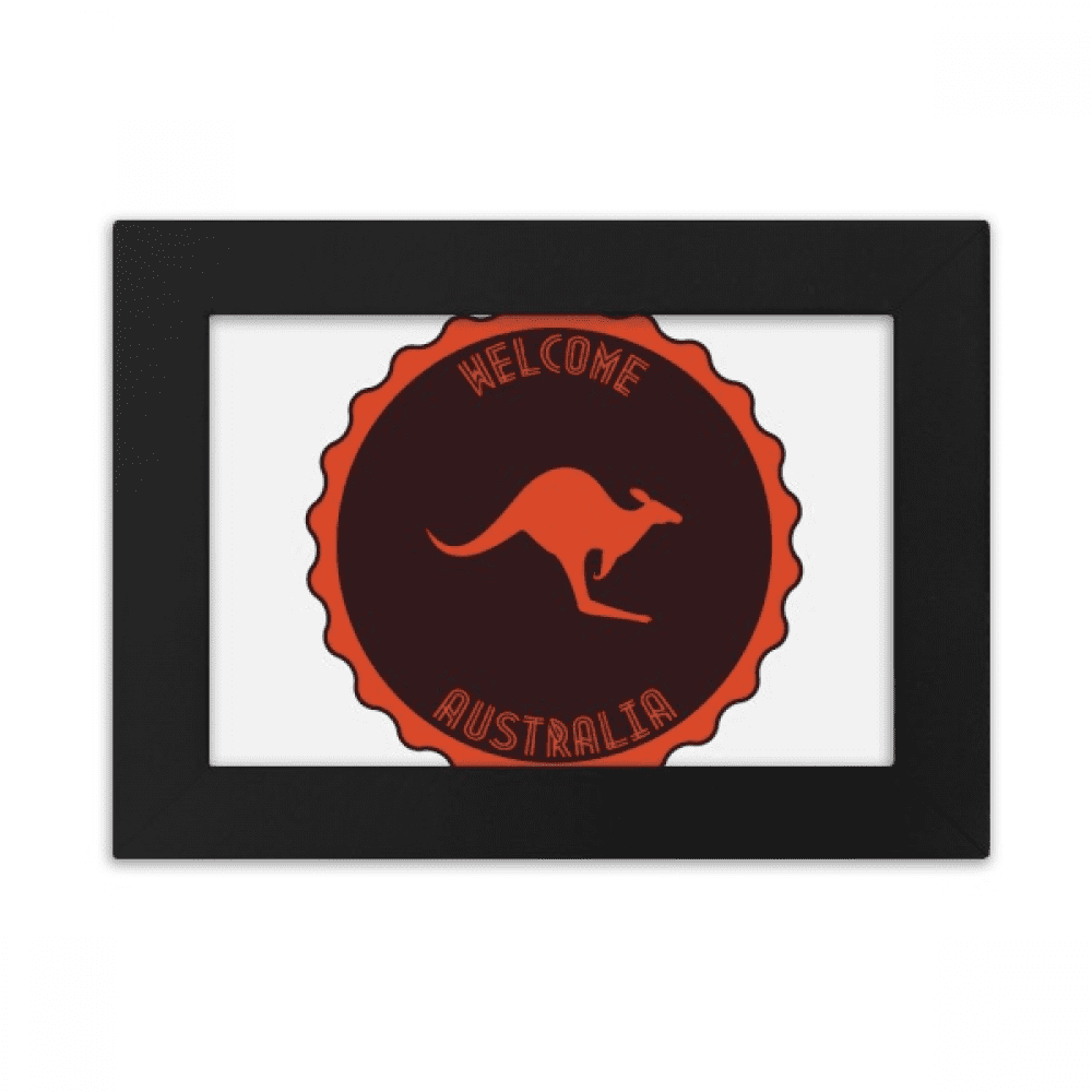 australia flavor emblem outline desktop photo frame ornaments picture ...