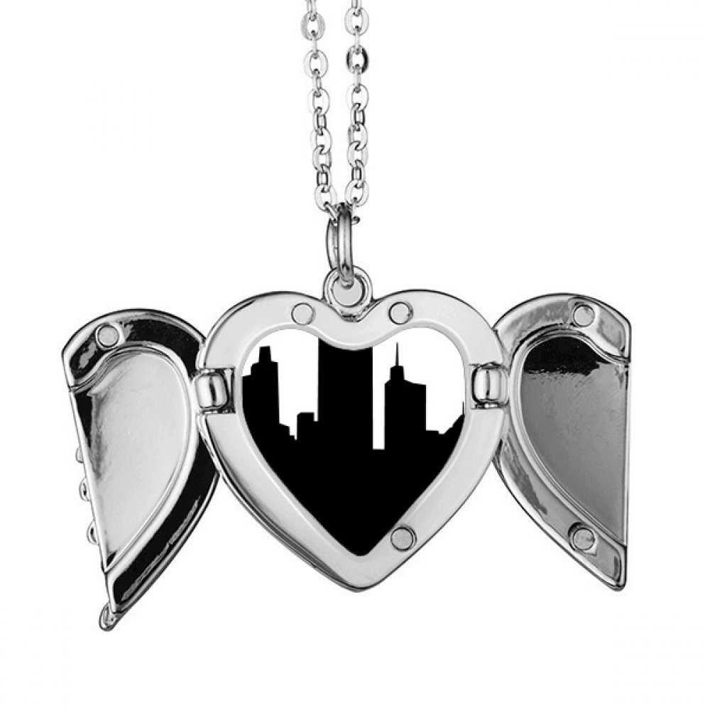 australia skyscrapers and sydney opera angel wings necklpendant fashion ...