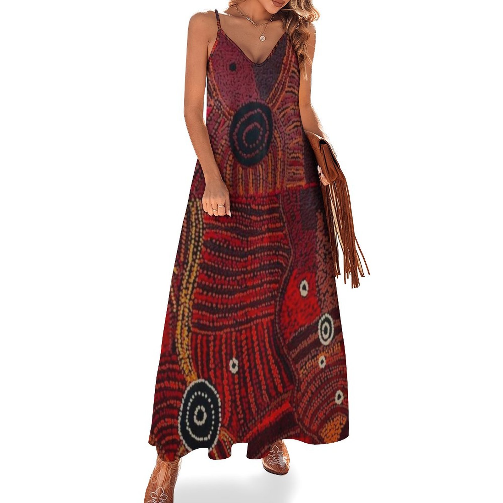australian aboriginal art 7 Sleeveless Dress Woman fashion dress for ...