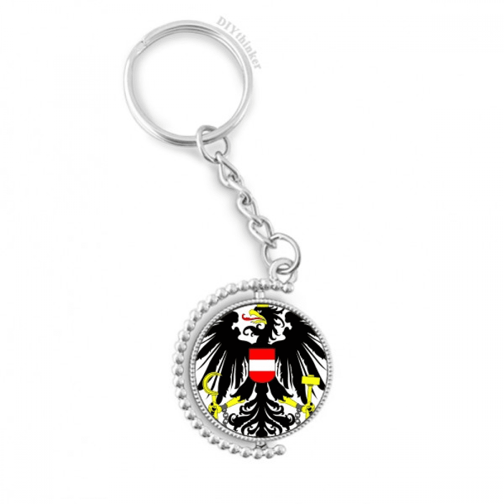 austria national emblem country rotatable keyholder disc accessories ...