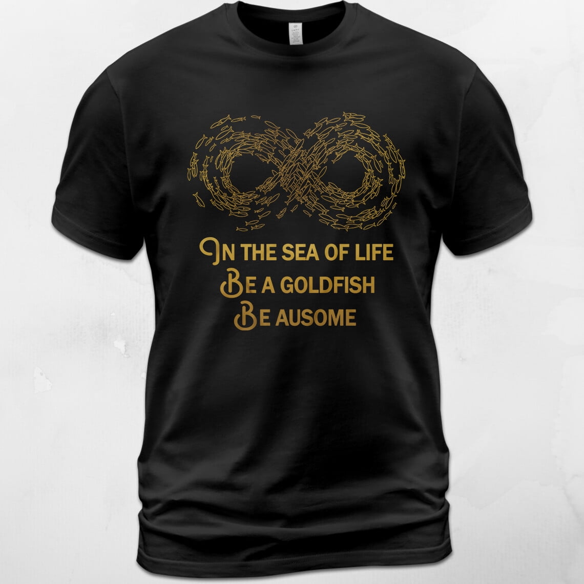 autism autistic neurodiversity infinity be a goldfish awesome t shirt ...