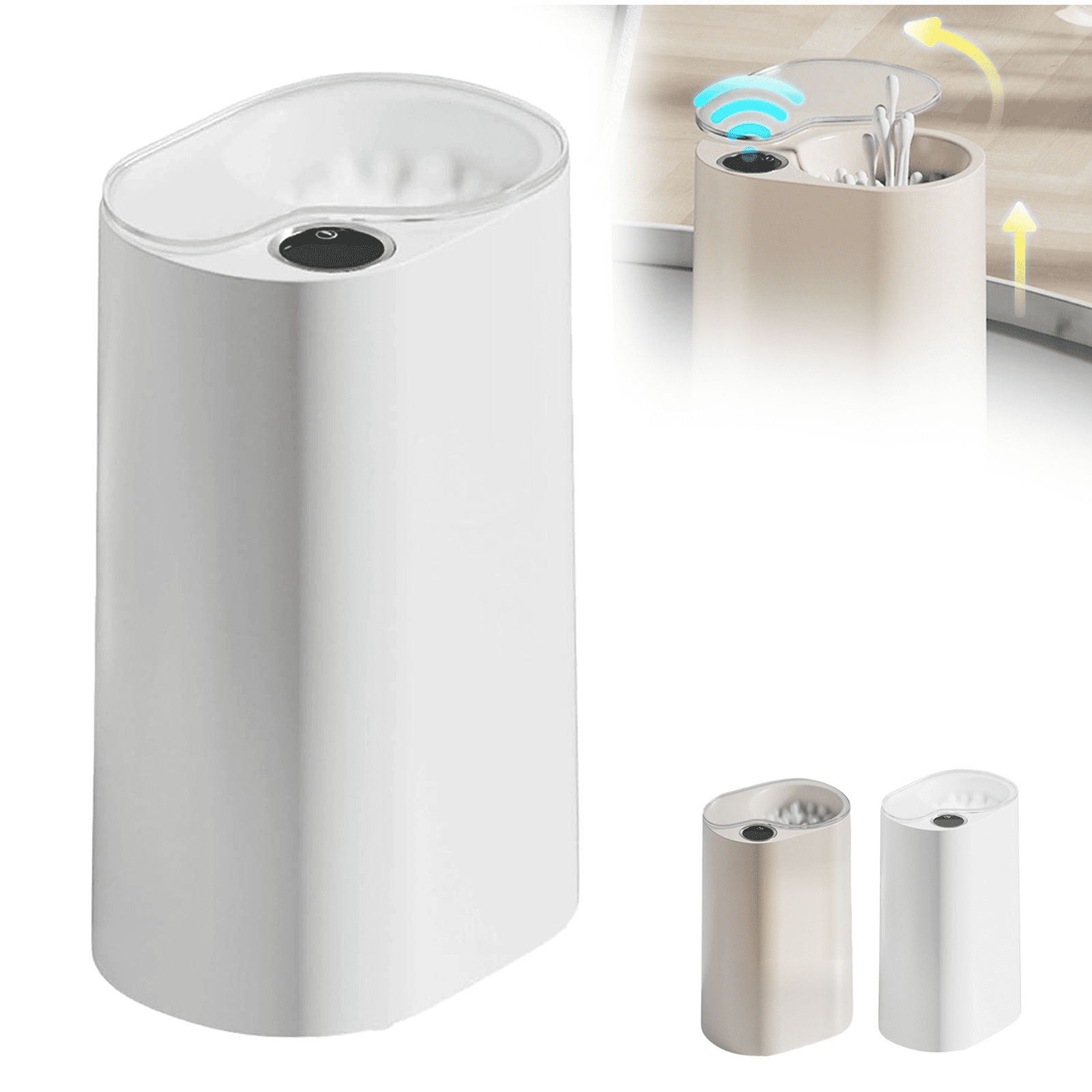 automatic cotton swab dispenser,intelligent cotton swab container,cotton swab holder,qtip ...