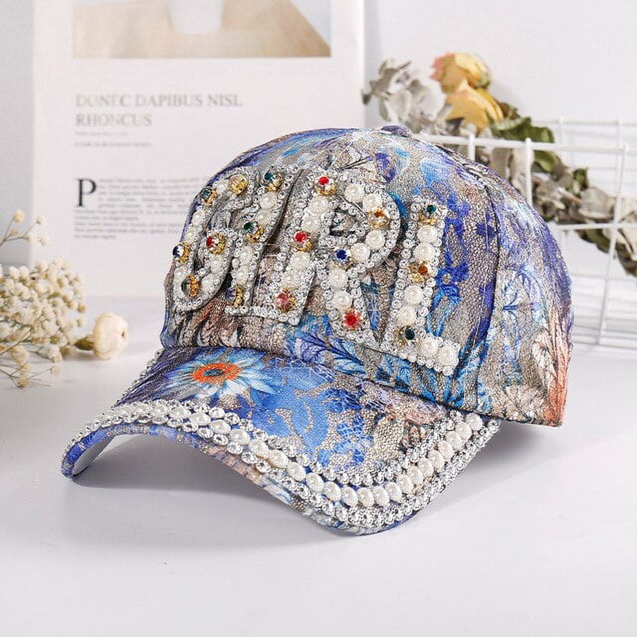 autumn lace color baseball cap outdoor shade with diamond reflective ...