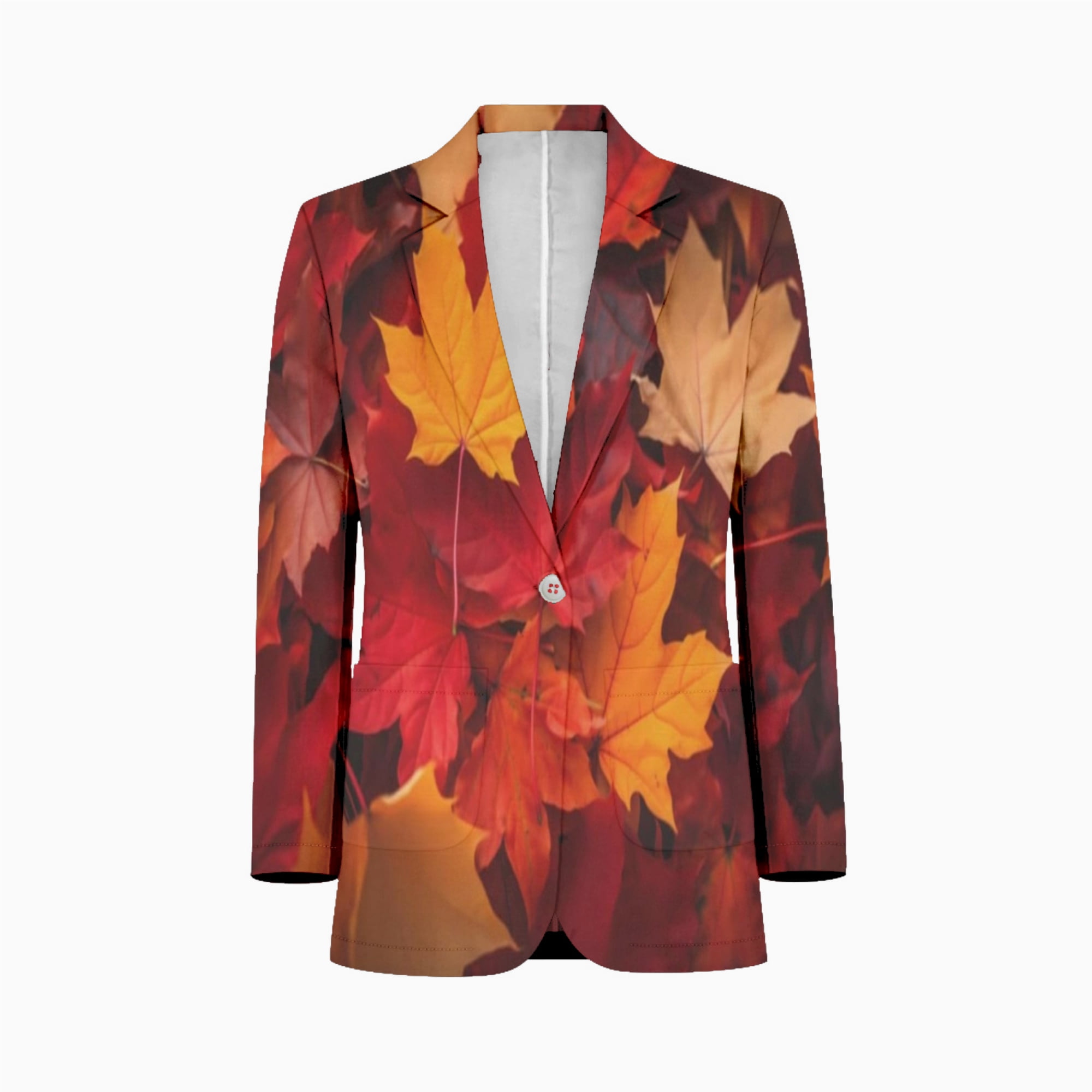 autumn leaves Customized Men's Suits full man Shawl Collar Gentleman ...