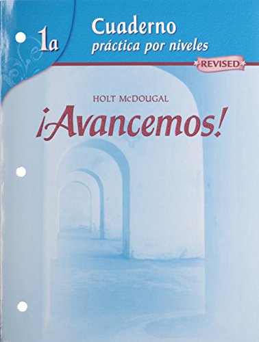 Pre-Owned ¡avancemos!: Cuaderno: Practica Por Niveles (Student Workbook ...