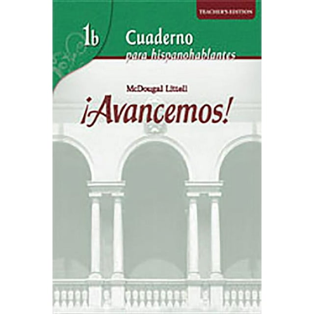 ¡avancemos!: Cuaderno: Practica Por Niveles (Student Workbook) with ...