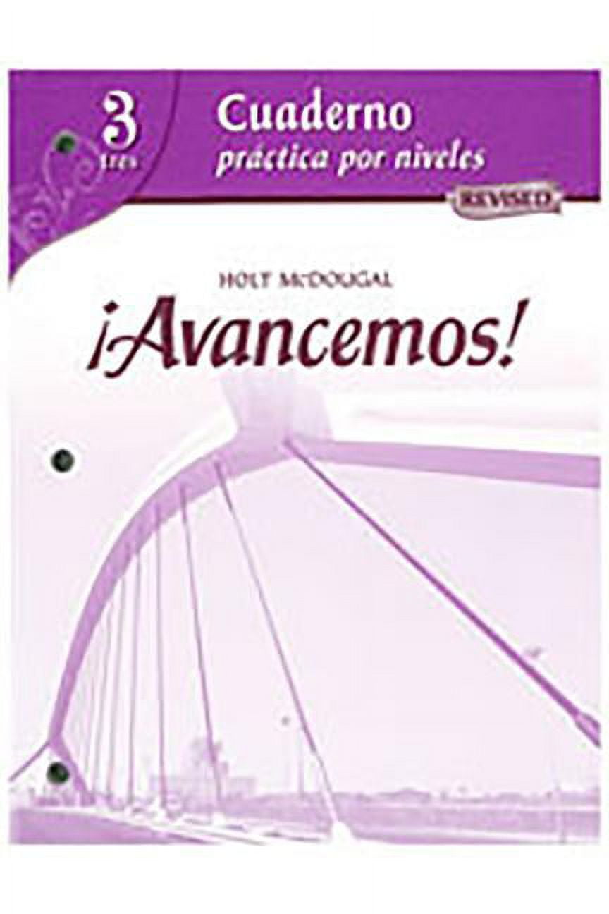 ¡avancemos!: Cuaderno: Practica Por Niveles (Student Workbook) with ...