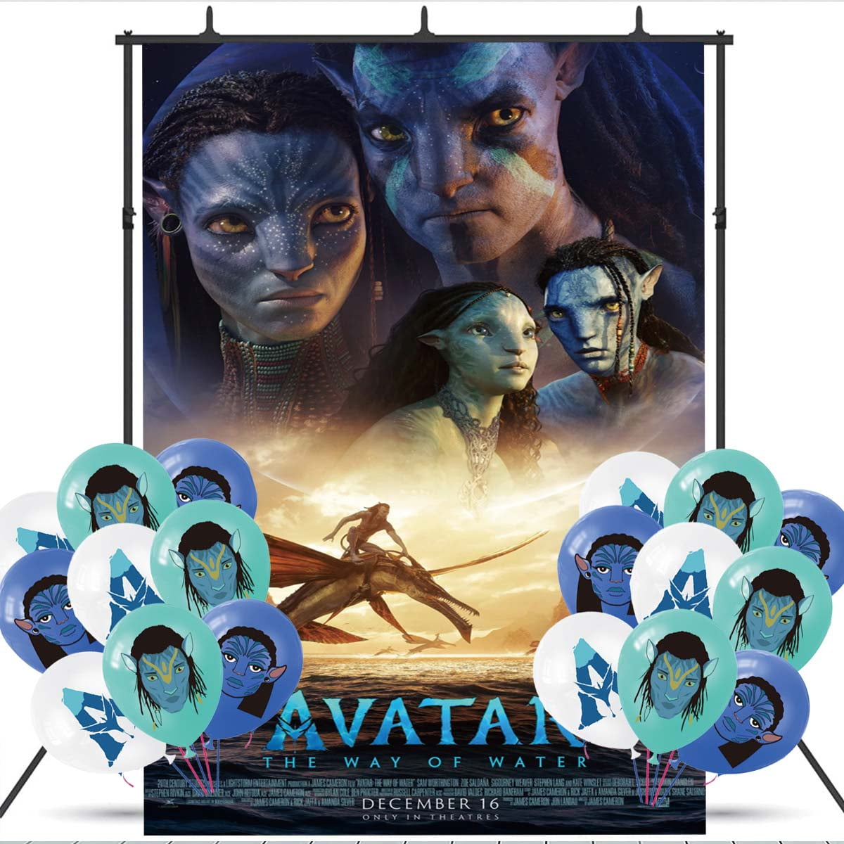avatar Party Decorations Balloons Taspestry Backdrop Banner Wall Decor ...