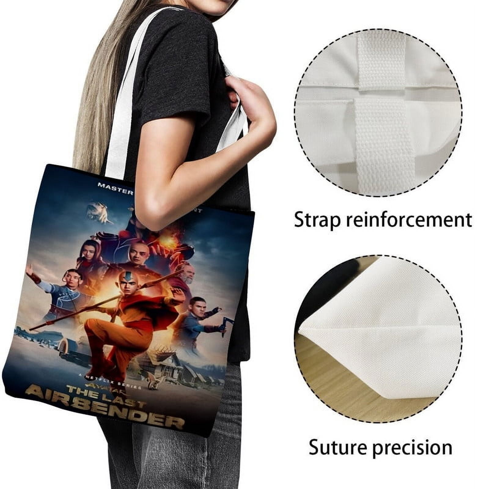 avatar the last airbender canvas Tote Bag for Women Aesthetic Cute Cat ...