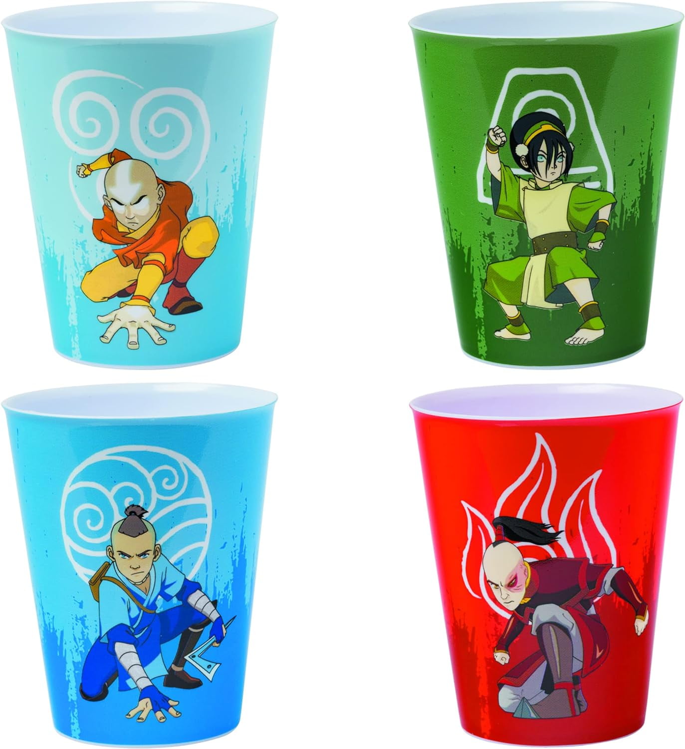 **avatar the last airbender poses featuring aang, toph, sokka, and zuko ...