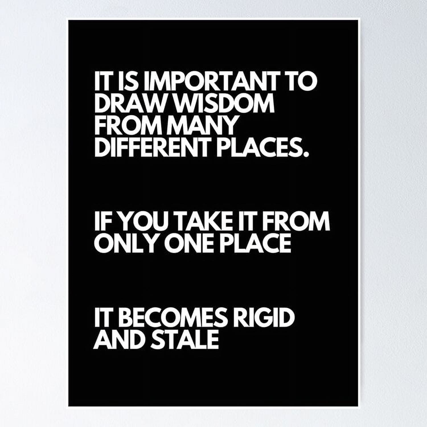 avatar - uncle iroh quote UNFRAMED Poster, 16x24 - Walmart.com