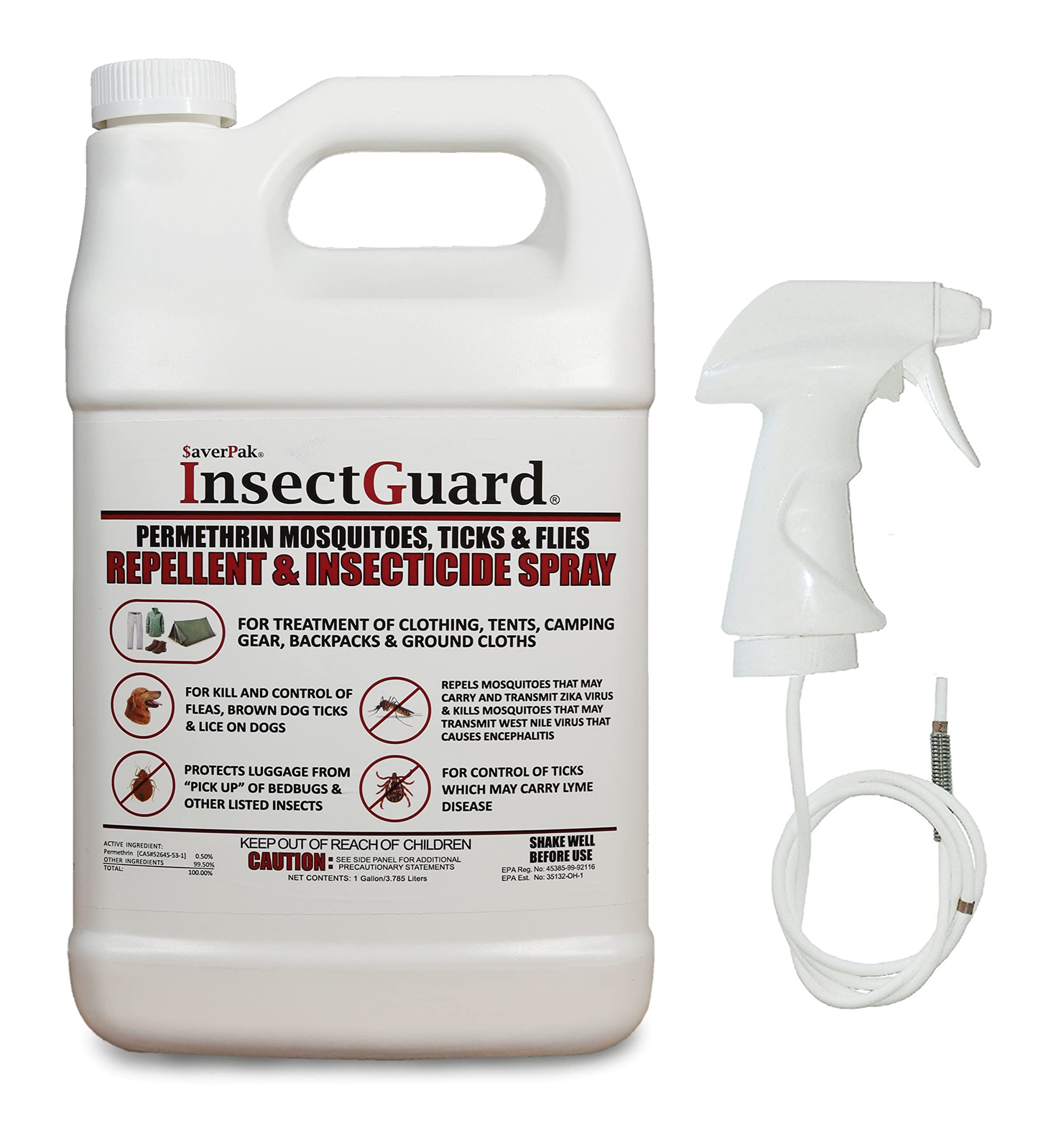 $averPak InsectGuard Permethrin Mosquitoes, Ticks and Flies Repellent ...
