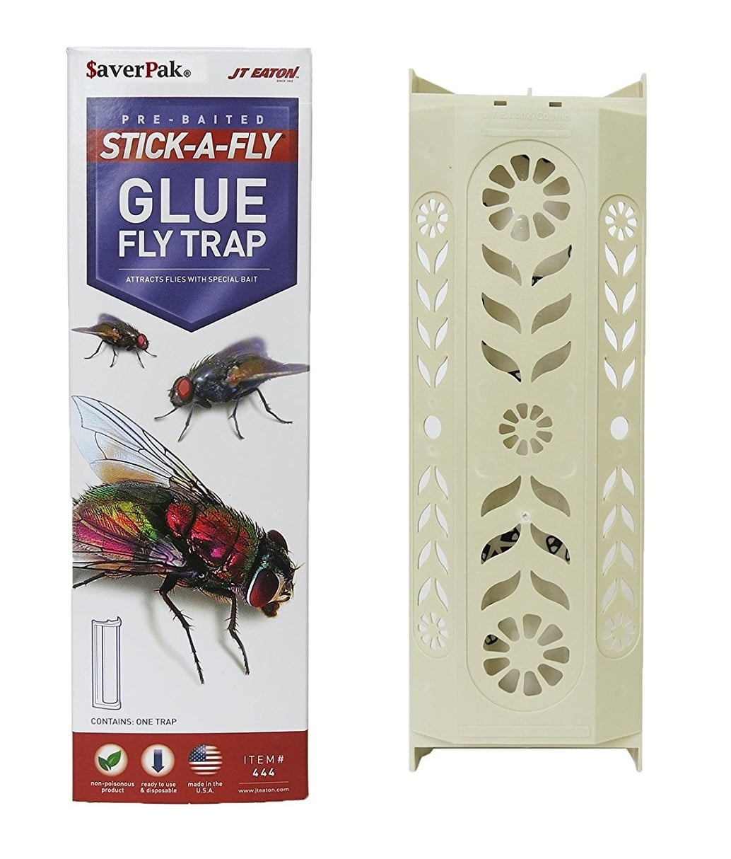 $averPak JT Eaton Stick-A-Fly Trap & Glue Fly Strip Ribbon - Walmart.com