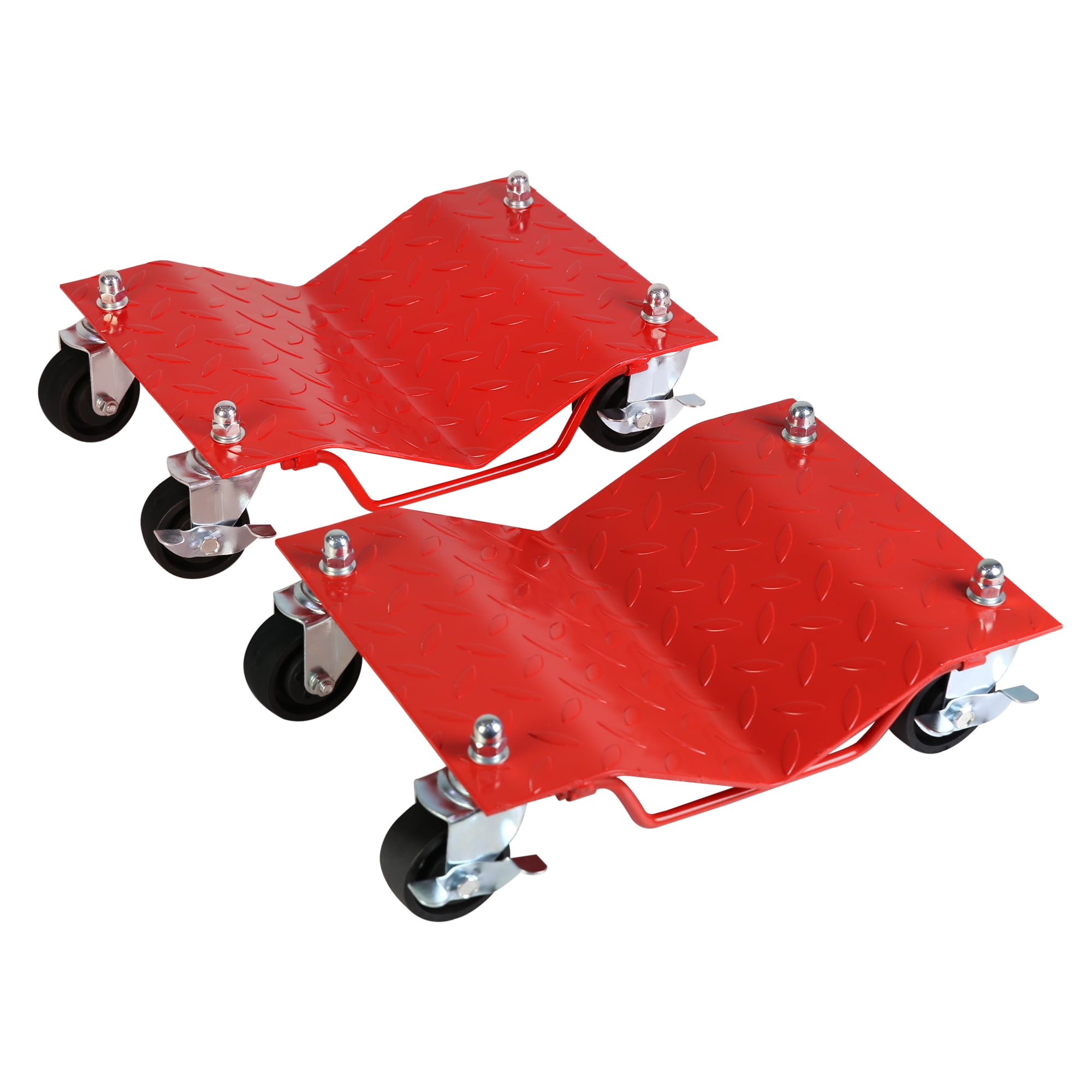 he avyDuty Car Dollies Set of 2/4,Car Wheel Dolly for Garage Moving Car ...