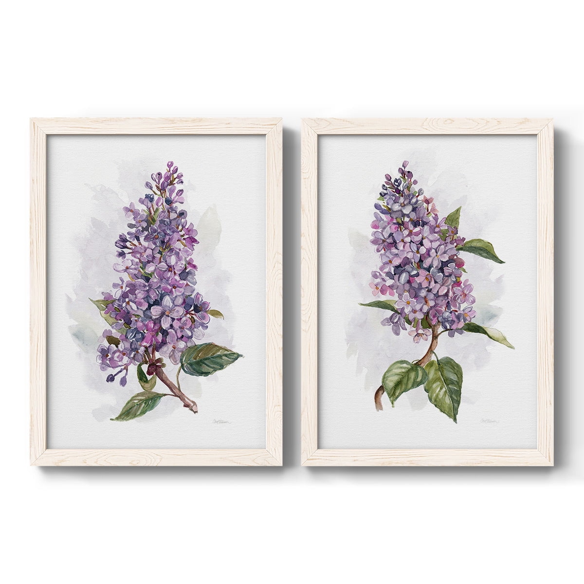 Awash in Lilac I - Premium Framed Canvas 2 Piece Set - Ready to Hang ...