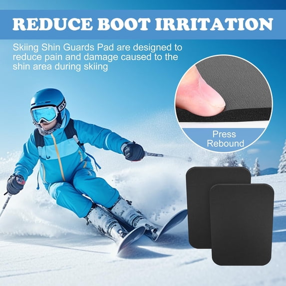 awjaisca 1/2/4/6/8Pcs Ski Shin Pads 5MM Thickened Foam Snowboard Shin ...