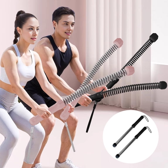 awjaisca 1 Pair Ropeless Battle Rope Men Women Arm Exerciser Cardio ...