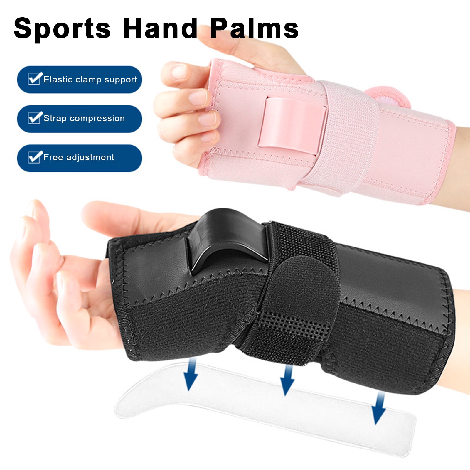 awjaisca 1 Pc Wrist Guard with Splints for Men Women Adjustable Wrist ...