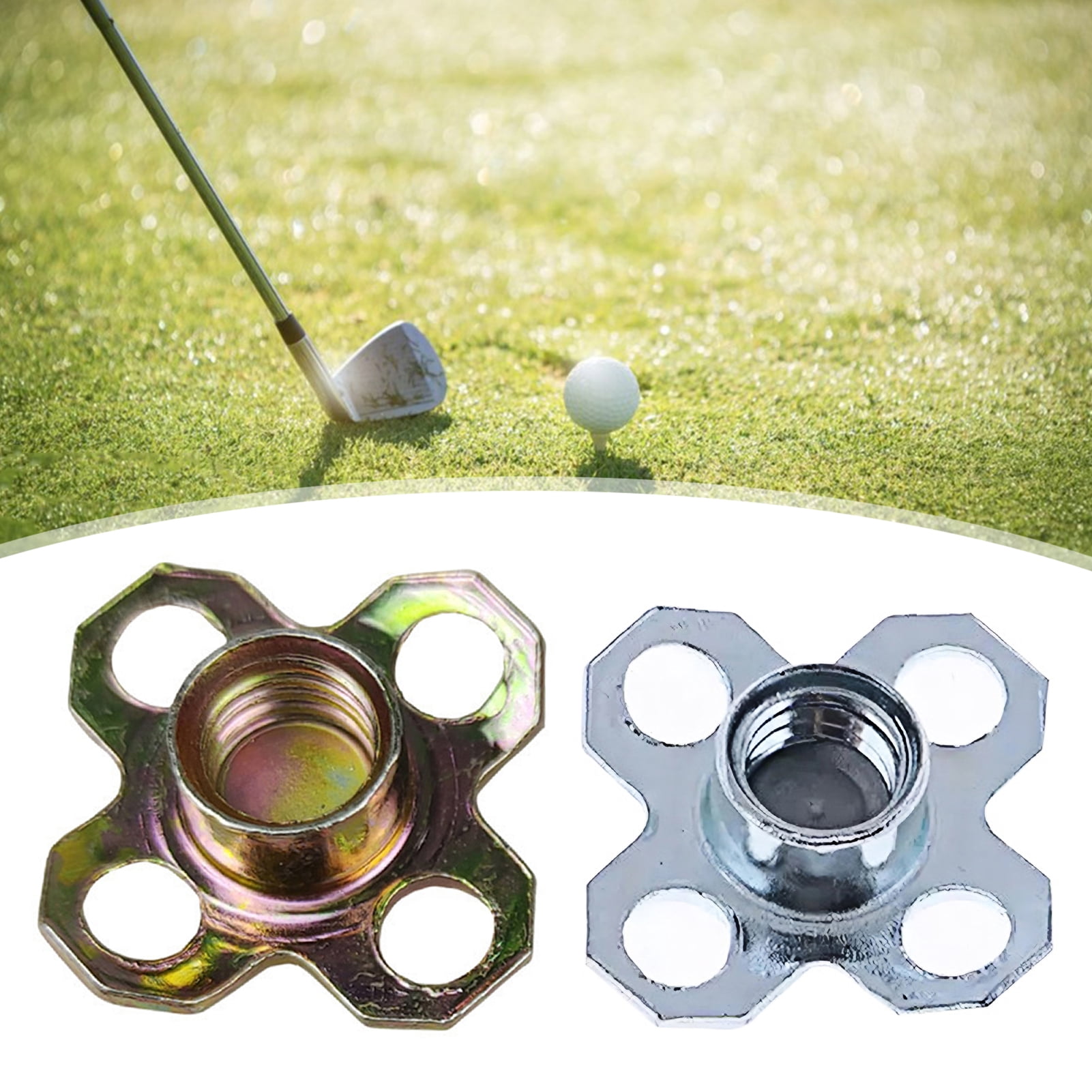 awjaisca 10 Pcs Golf Shoe Spikes Replacement Metal Screw Threading Golf ...