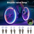 awjaisca 2/4Pcs Bike Tire Valve Light Smart Sensor LED Bicycle Wheel ...