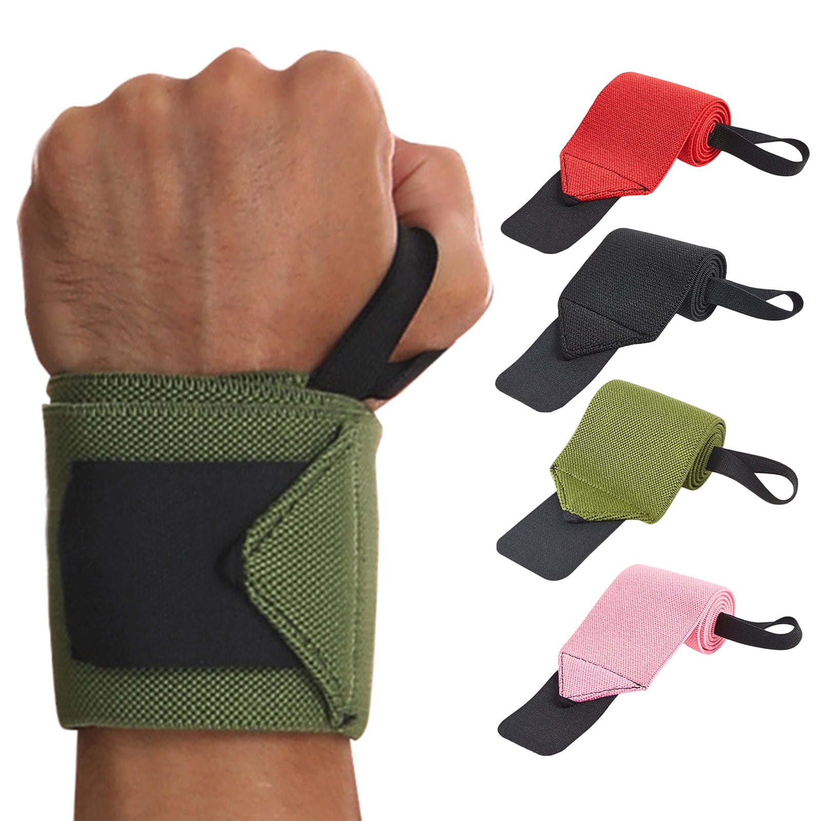 awjaisca 2Pcs Sports Wrist Compression Strap for Men, Breathable ...