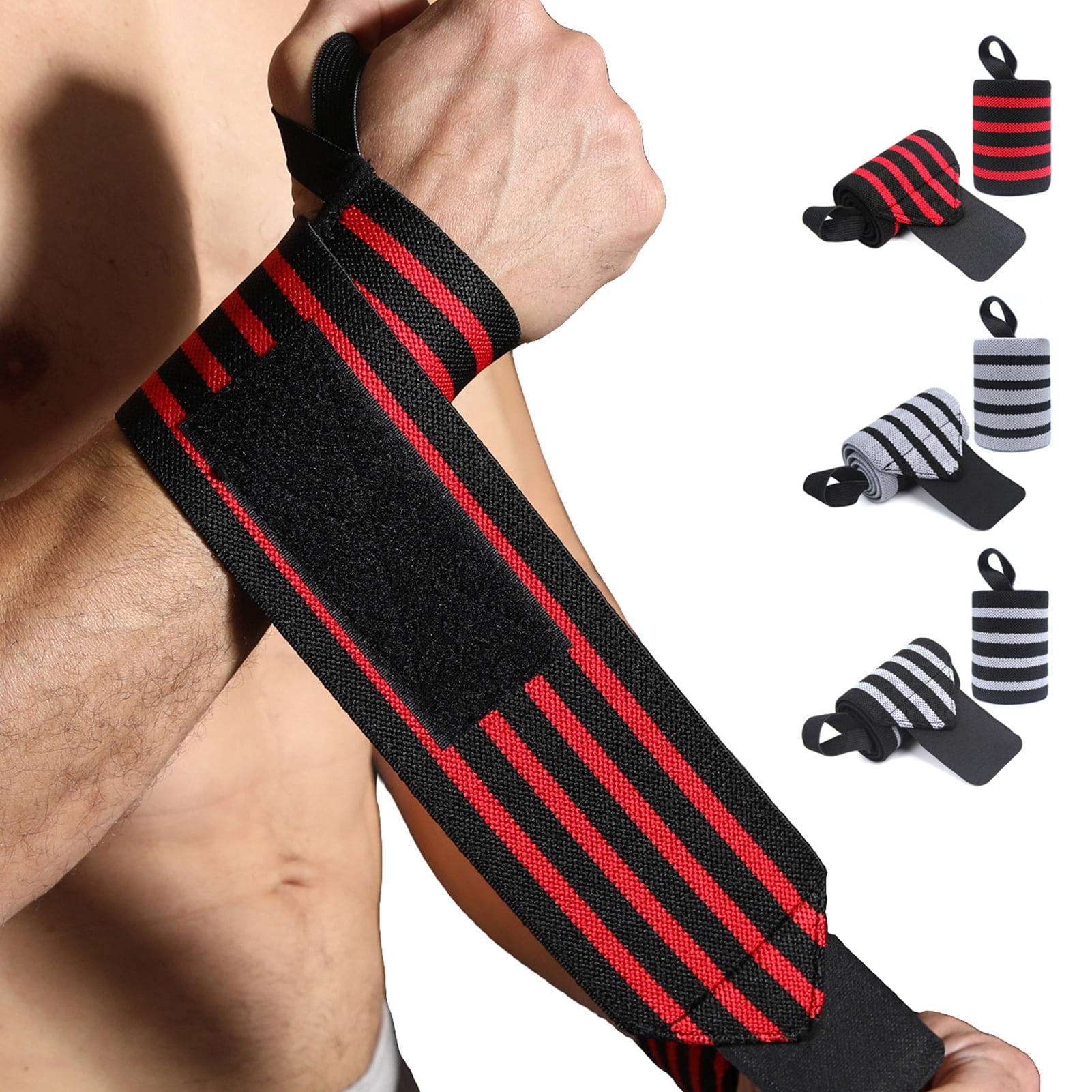 awjaisca 2Pcs Wrist Compression Strap Adjustable Wrist Support Wrap ...