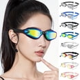 awjaisca Adults Swim Goggles with Earplug Waterproof No Leakage Anti ...