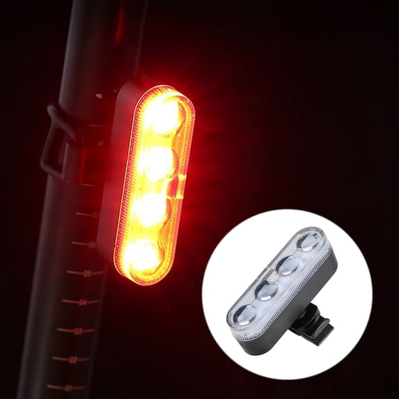 awjaisca Bicycle Tail Light Waterproof Modes Adjustable USB ...