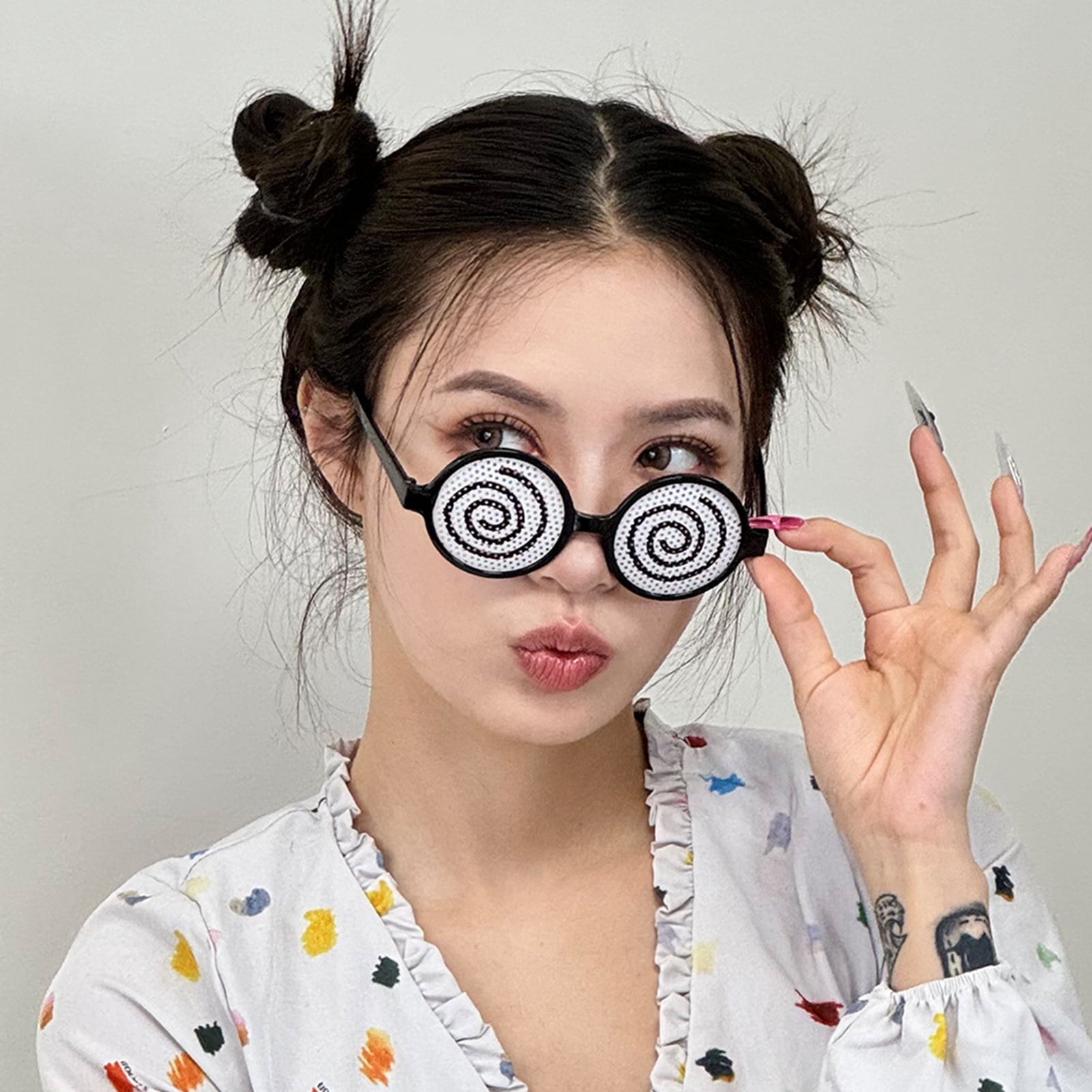 awjaisca Halloween Trick Funny Glasses for Kids Men Women Novelty ...