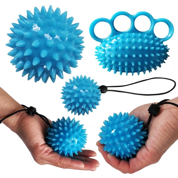 awjaisca Hand Grip Strengthener Finger Exerciser Spiky Grip Strength ...