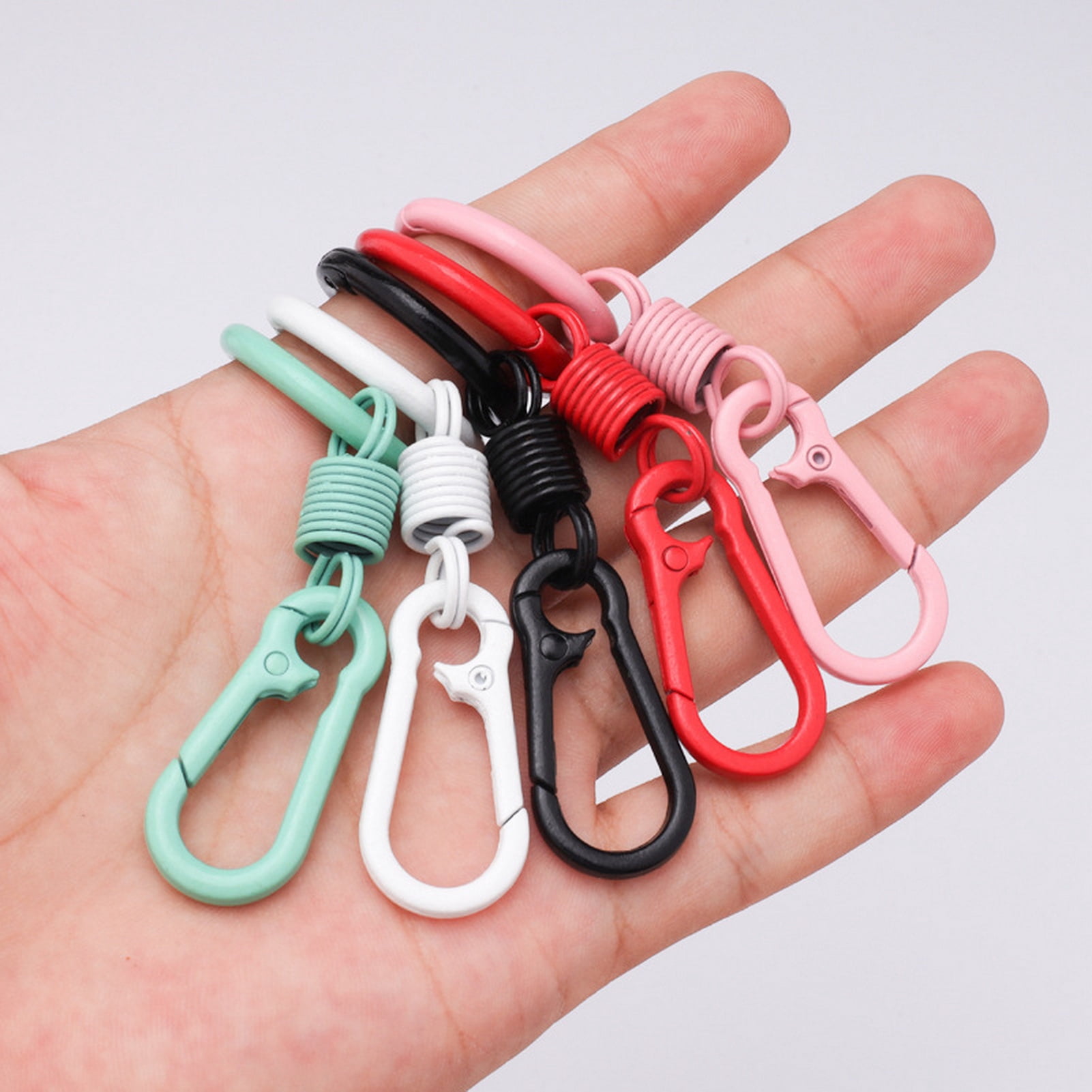 awjaisca Heavy Duty Metal Carabiner Keychain Portable Lightweight Belt ...