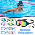 awjaisca Kids Swim Goggles with Nose Clip And Earplug Anti-Fog UV ...