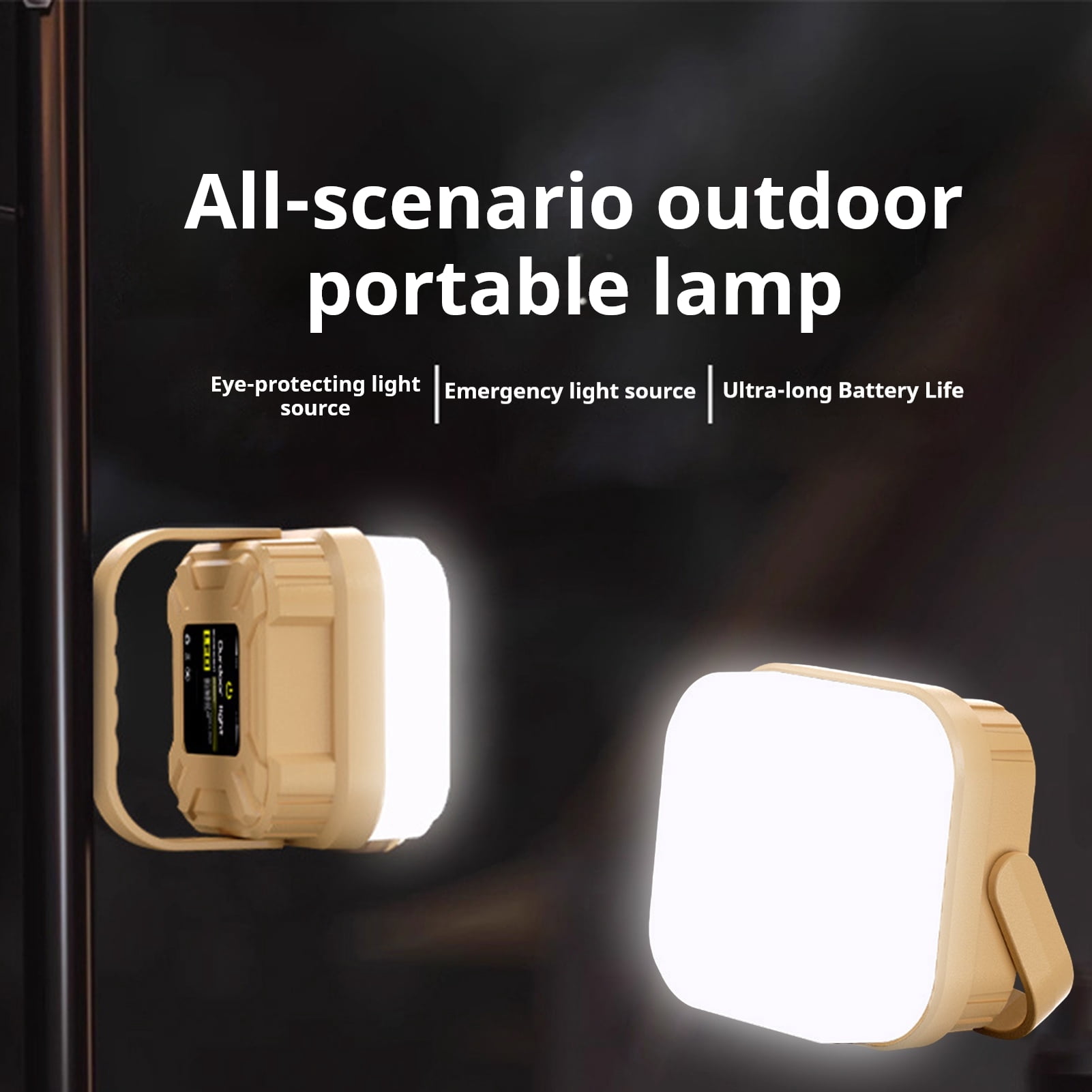 awjaisca Outdoor Camping Lantern Light Waterproof Solar USB ...
