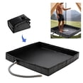 awjaisca Outdoor Shower Base with Detachable Drain Pipe Foldable ...