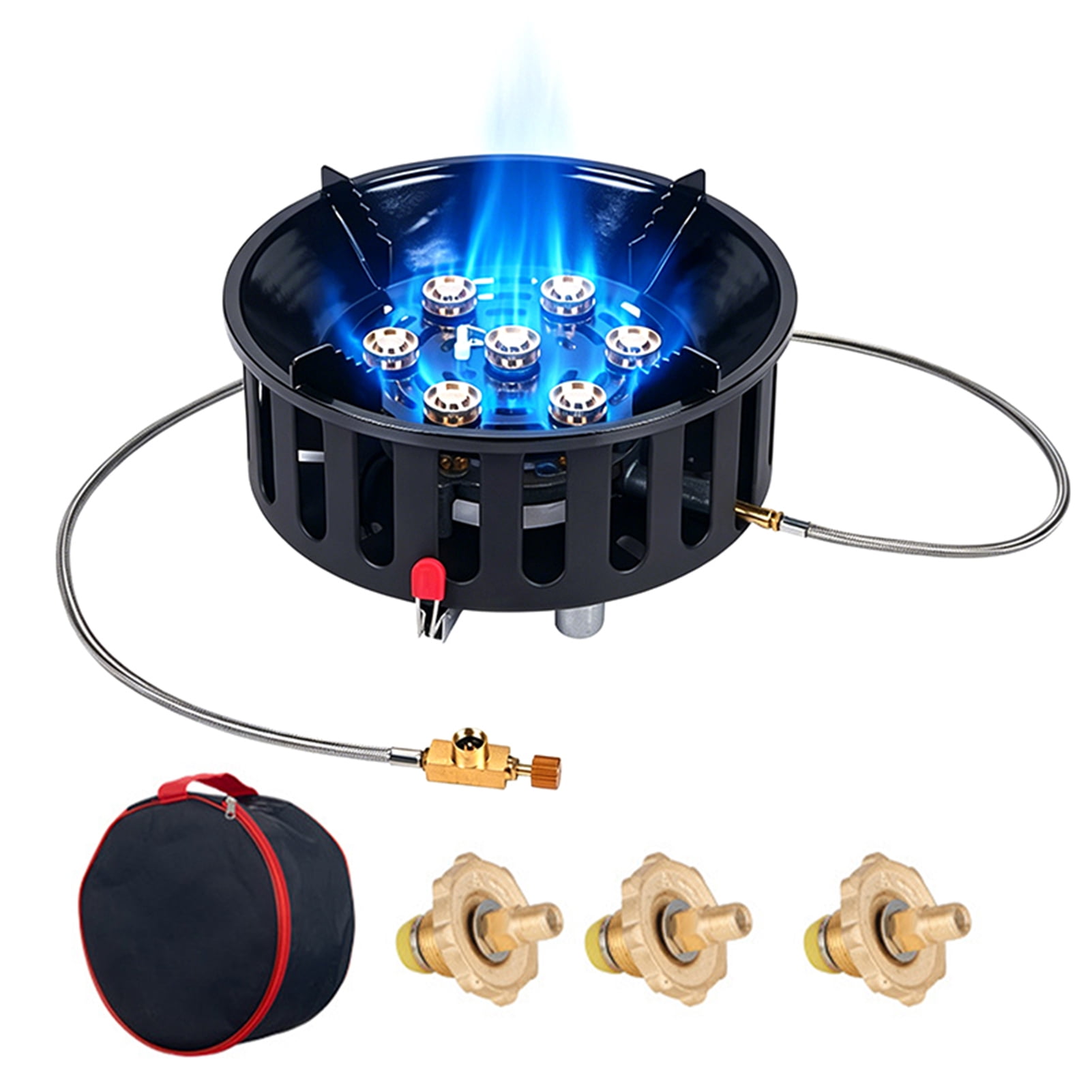 awjaisca Propane Burner Windproof Outdoor Gas Stove 72000 BTU High ...
