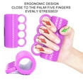 awjaisca Silicone Squeeze Finger Exerciser 4 Finger Exerciser Ergonomic ...