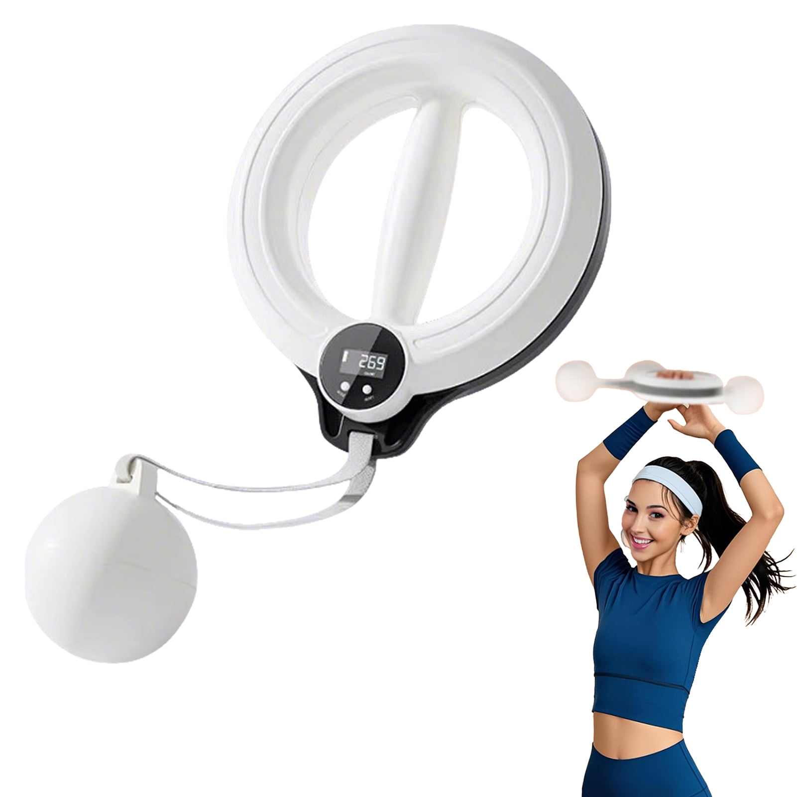 awjaisca Smart Flabby Arm Exerciser with Digital Tracker Men Women 360 ...