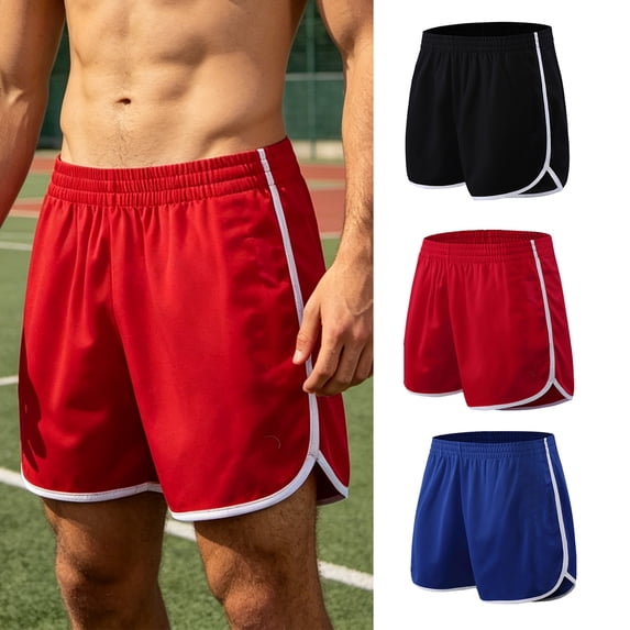 awjaisca Summer Men Sports Shorts Quick-drying Breathable Gym Workout ...