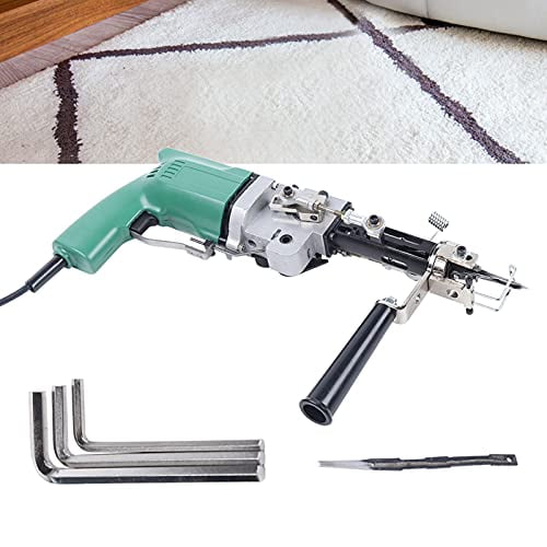 awolsrgiop 240W Electric Carpet Tufting Gun Hand Cut Pile/Loop Pile Rug ...