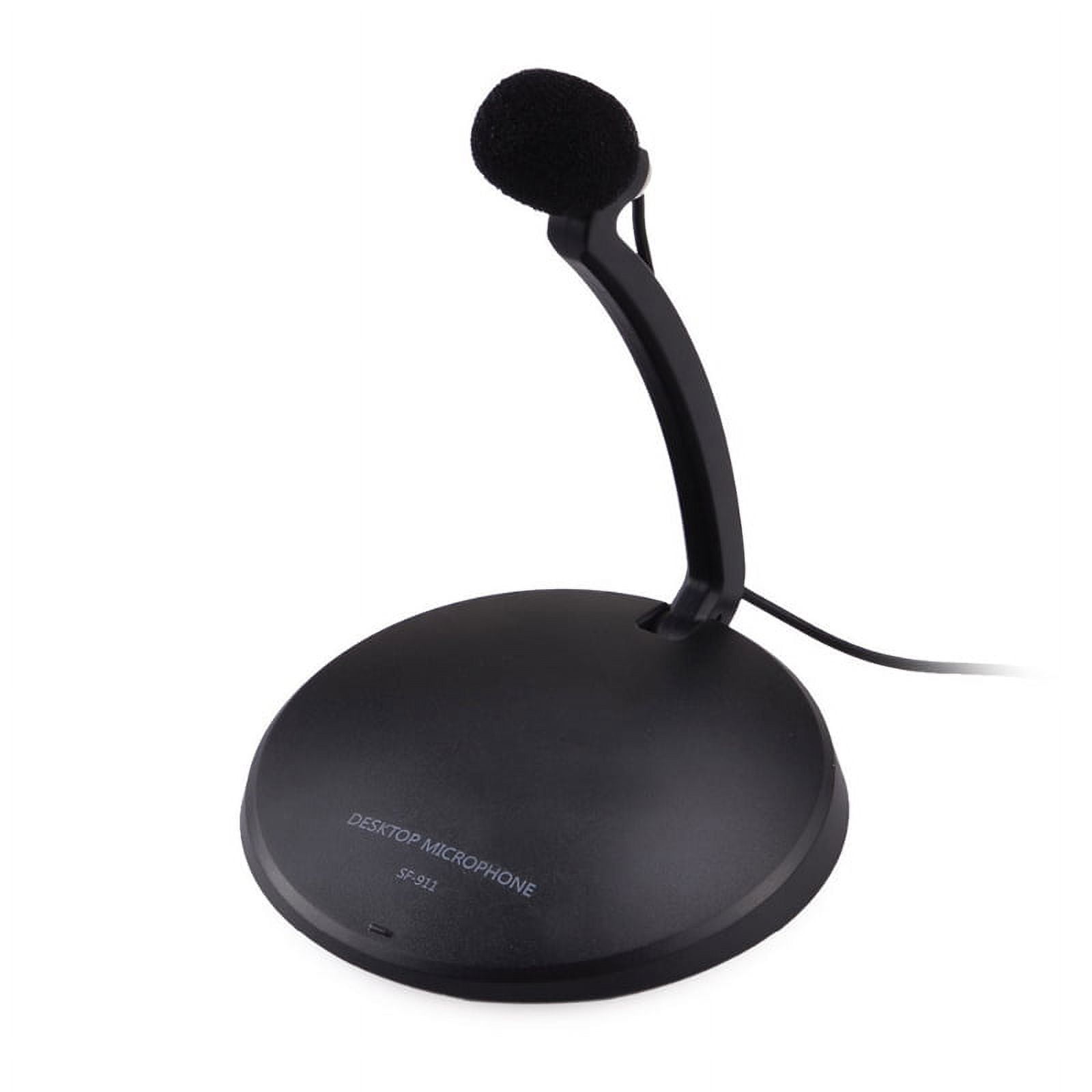 axGear 3.5mm Desktop Tie-clip Microphone for PC Laptop Notebook Skype ...