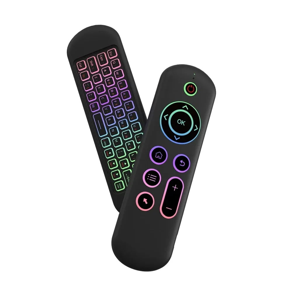 axGear Air Mouse Keyboard Remote 2.4G Bluetooth Wireless Backlit For ...