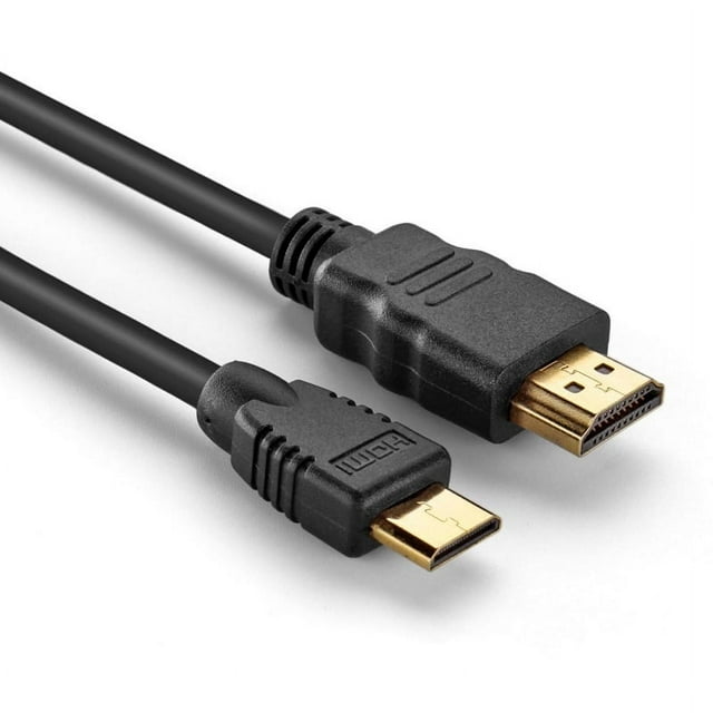 axGear Mini HDMI to HDMI Cable, 6FT, HD, Gold Plated, 1080p, 4K & 3D ...