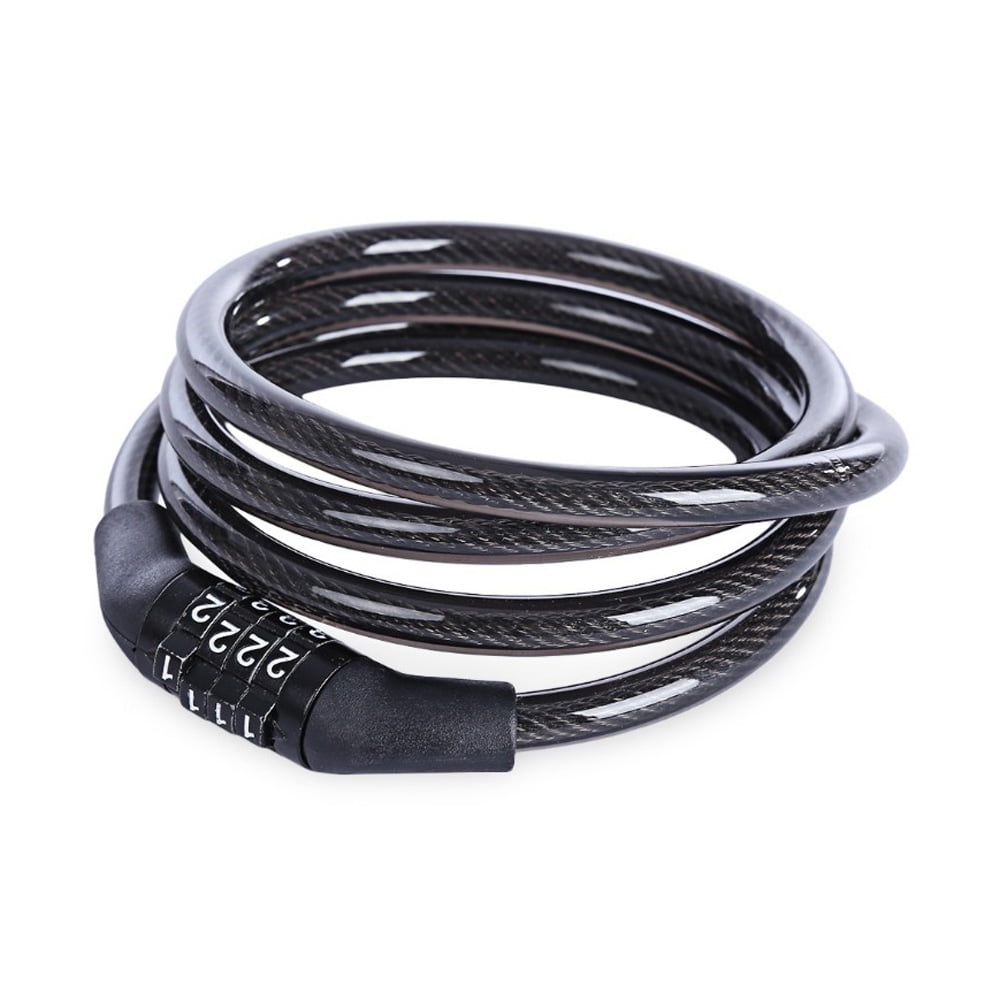 axGear Cable Locker Set Your Own Digit Combination Bike Wheels Lock ...