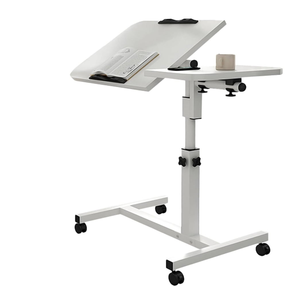 axGear Overbed Table Height Tilt Adjustable Foldable Office Laptop Over ...