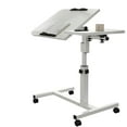 axGear Overbed Table Height Tilt Adjustable Foldable Office Laptop Over ...